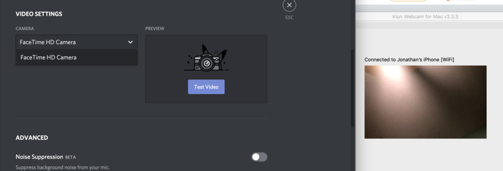How To Use Iriun Webcam With Discord - Iriun